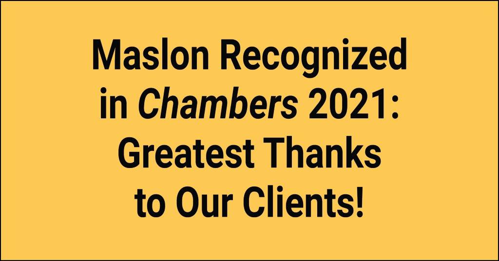 Maslon Recognized as Leading Minnesota Firm in 2021 Chambers USA ...