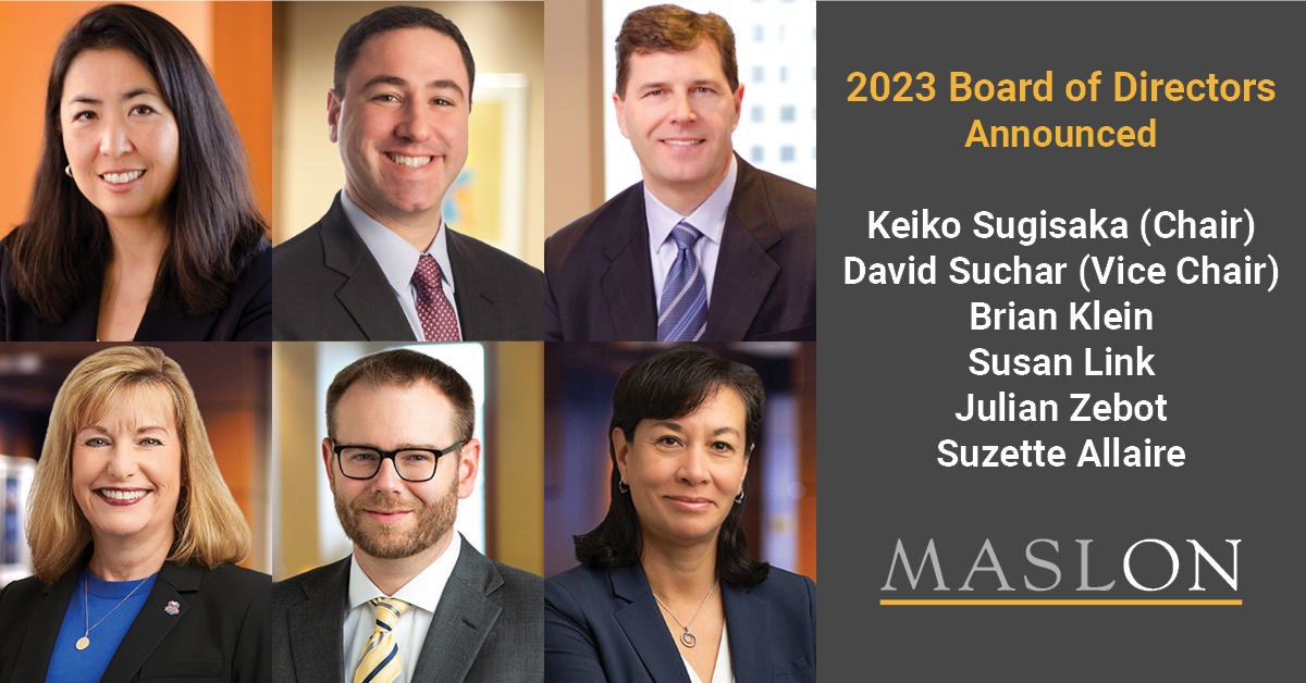 Maslon Partnership Elects New Board Members | Maslon LLP