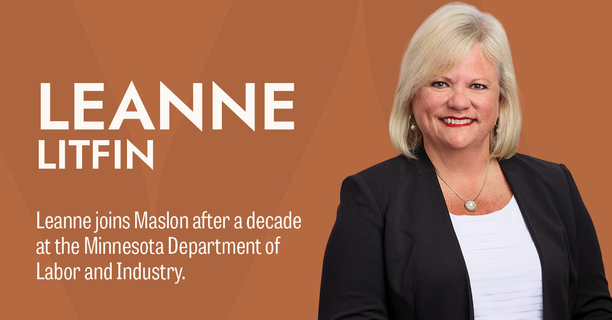 Maslon Welcomes Attorney Leanne Litfin to the Firm | Maslon LLP
