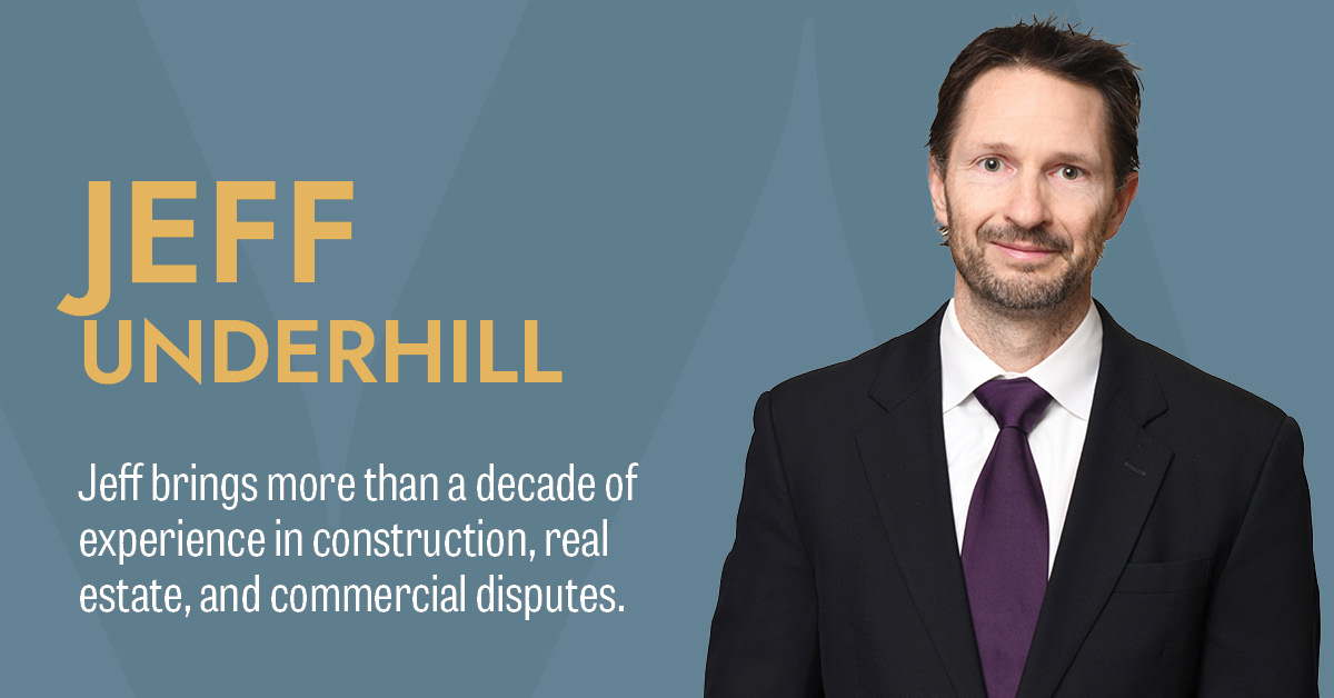 Maslon Welcomes Attorney Jeffrey Underhill to the Firm | Maslon LLP