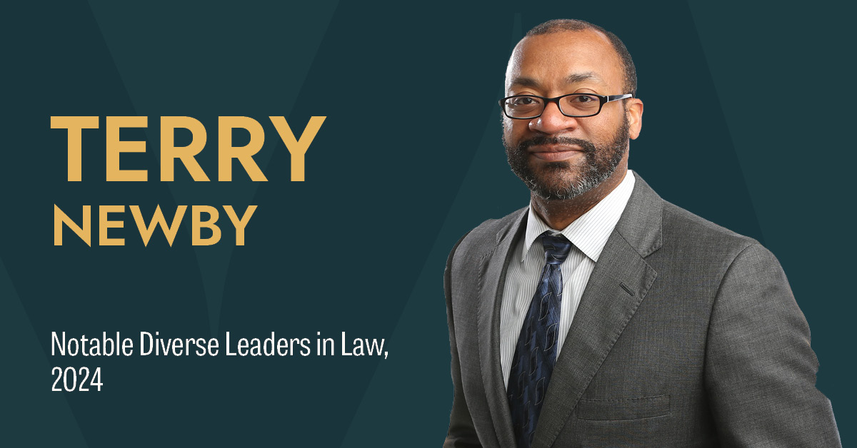 Terrance Newby Recognized Among Notable Diverse Leaders in Law by Twin ...